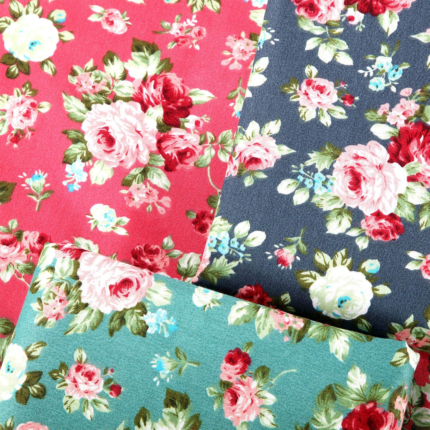 Vintage Rose Pattern Fabric