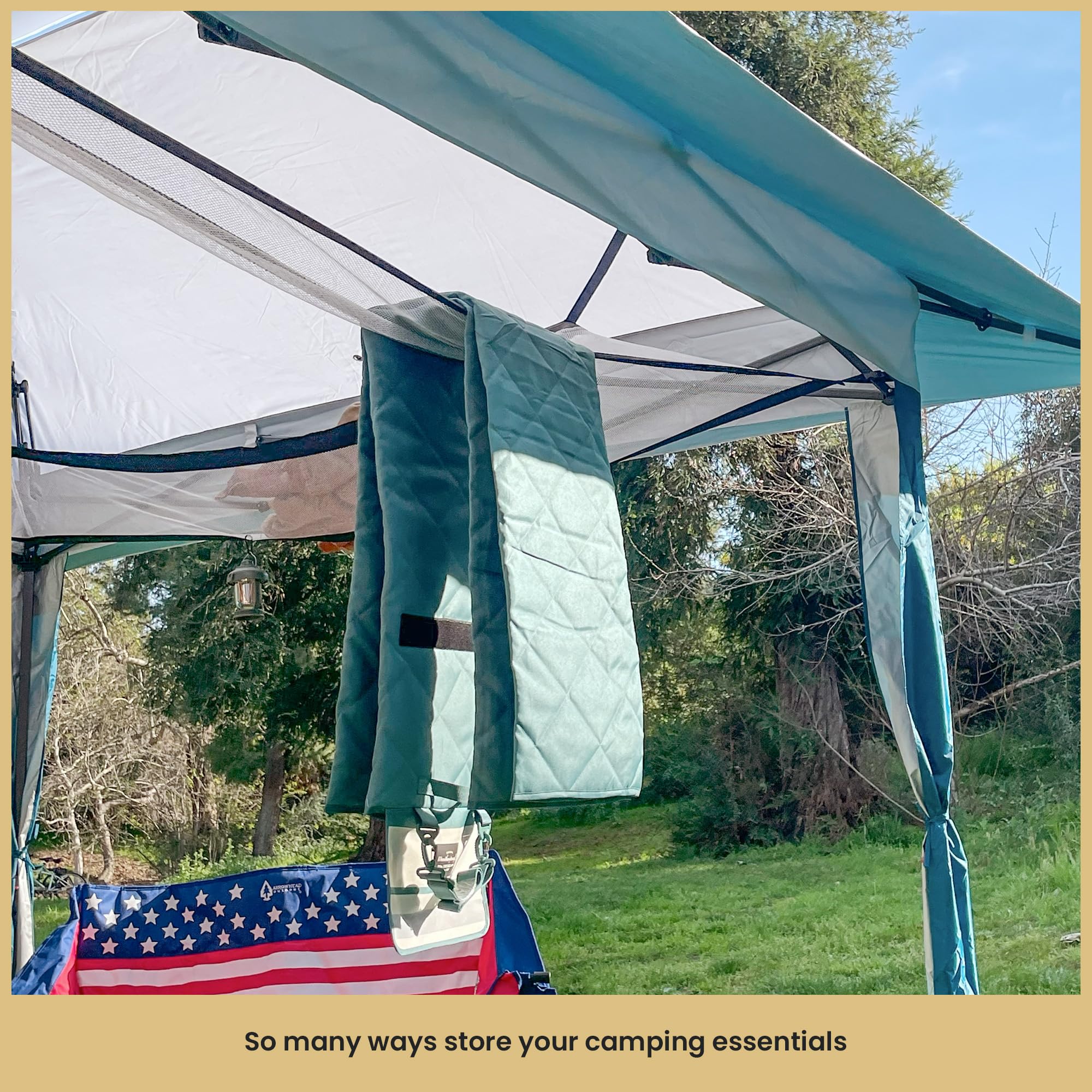 Snapklik.com : Arrowhead Outdoor Attachable Mesh Shelf For 12x12 Pop-up ...
