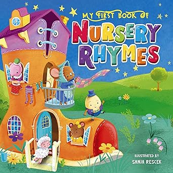 Amazon.com: My First Book of Nursery Rhymes - Padded Board Book ...
