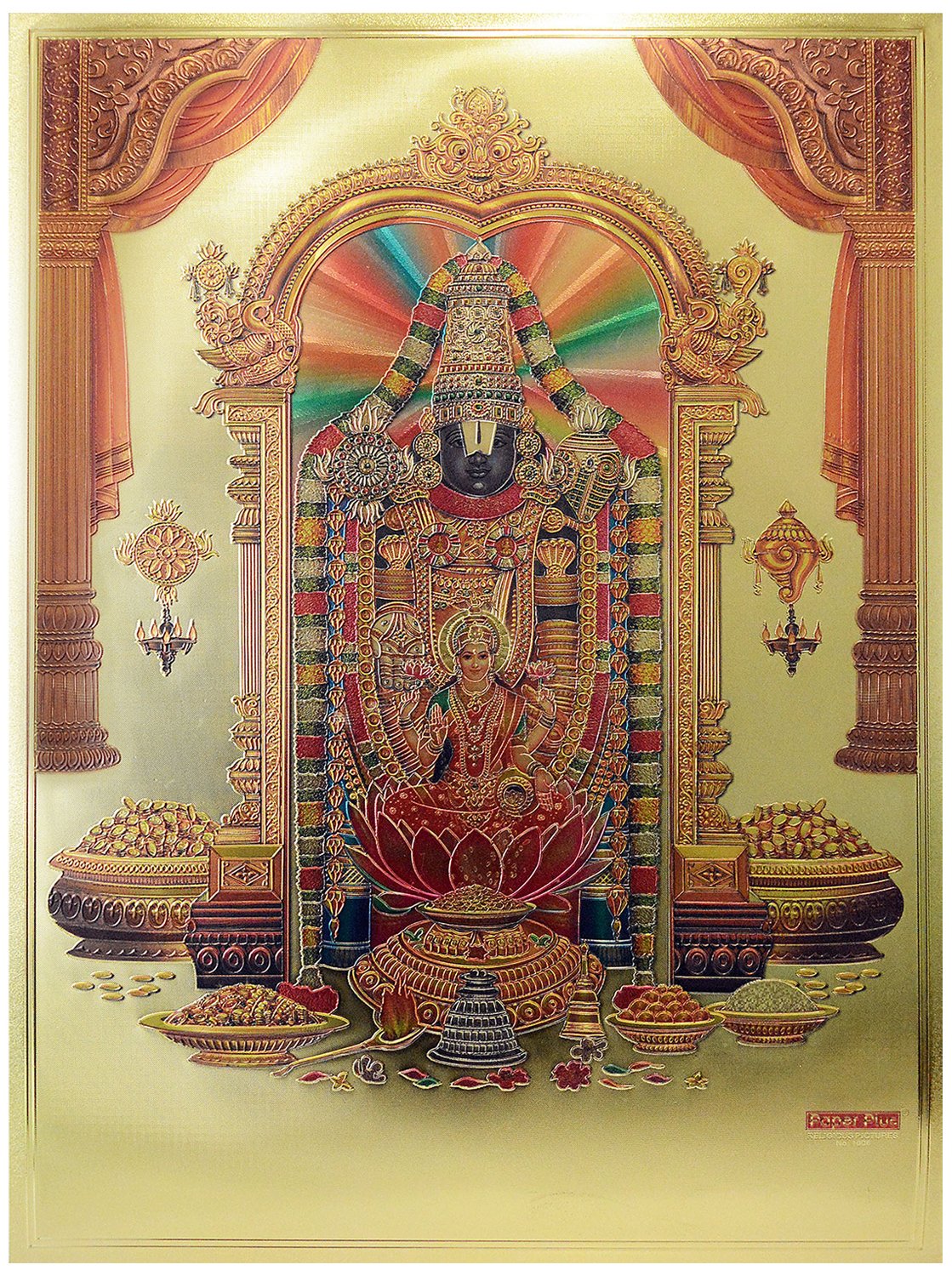 Paper Plus 'Lord Bala Ji' Paper 3D Poster (30 cm x 40 cm, Set of 10 ...