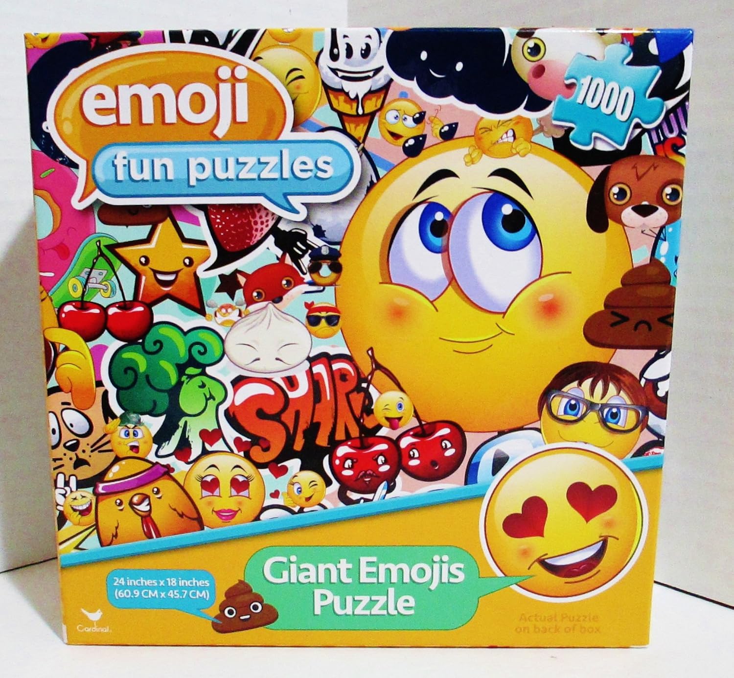 Amazon.com: Emoji Fun Puzzle - 1000 Piece - 24 in x 18 in : Toys & Games