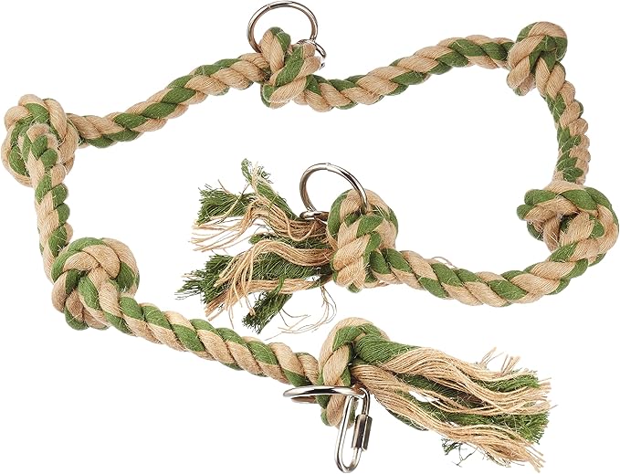 "Nature First" Rope Bridge Perch for Birds, 100cm : Amazon.co.uk: Pet ...