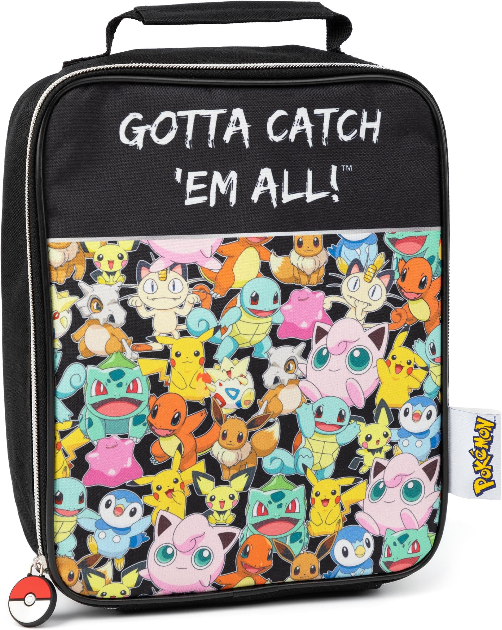 Amazon.com: Pokemon Lunch Bag For Kids Boys Girls Characters Gotta ...