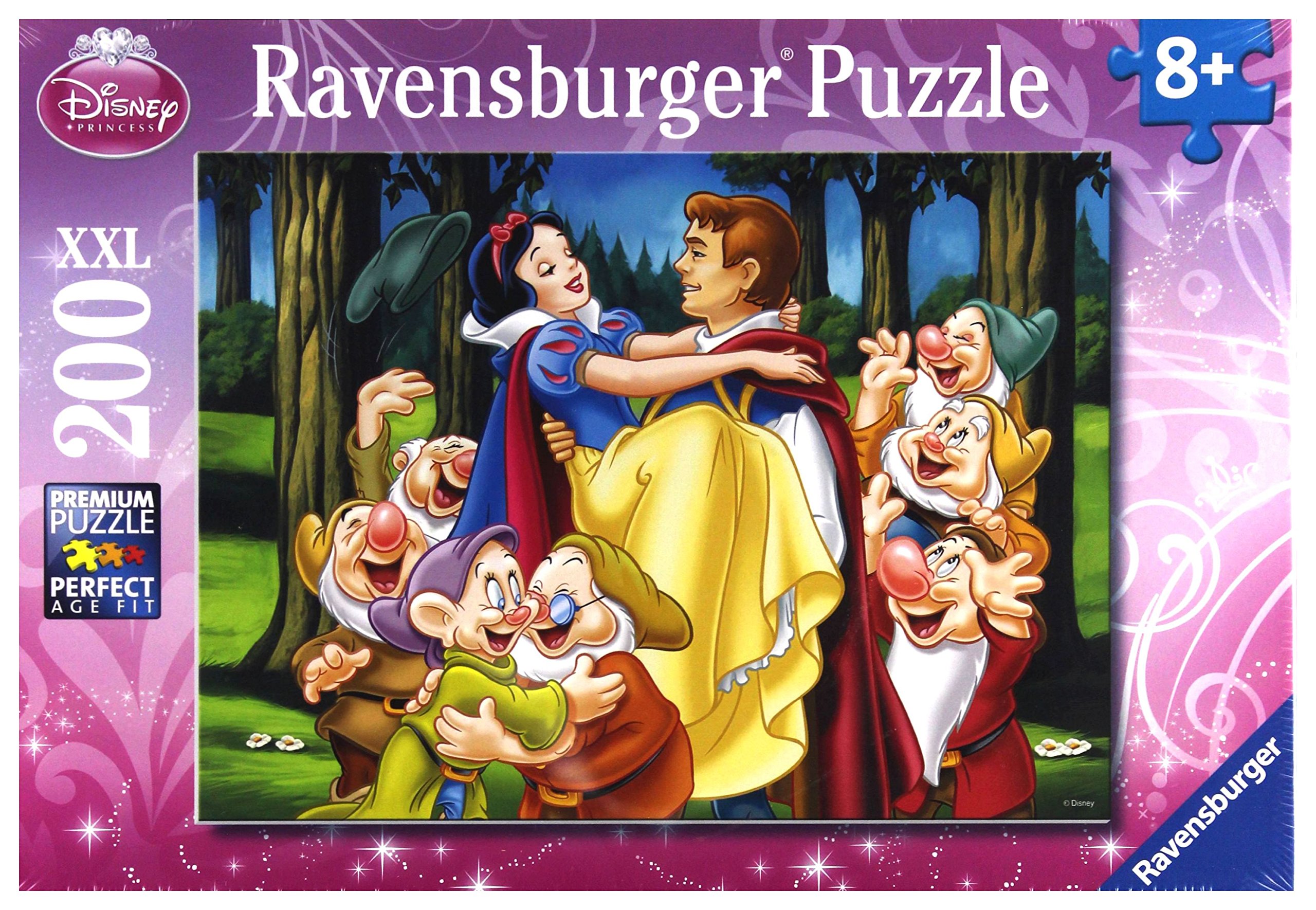 Snow White and Her Prince Super Puzzle (200 pieces) : Amazon.co.uk ...