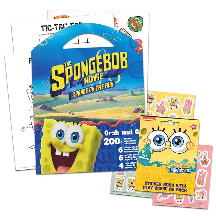 Buy Spongebob Squarepants Sticker Mega Pack ~ 300+ Spongebob Stickers ...