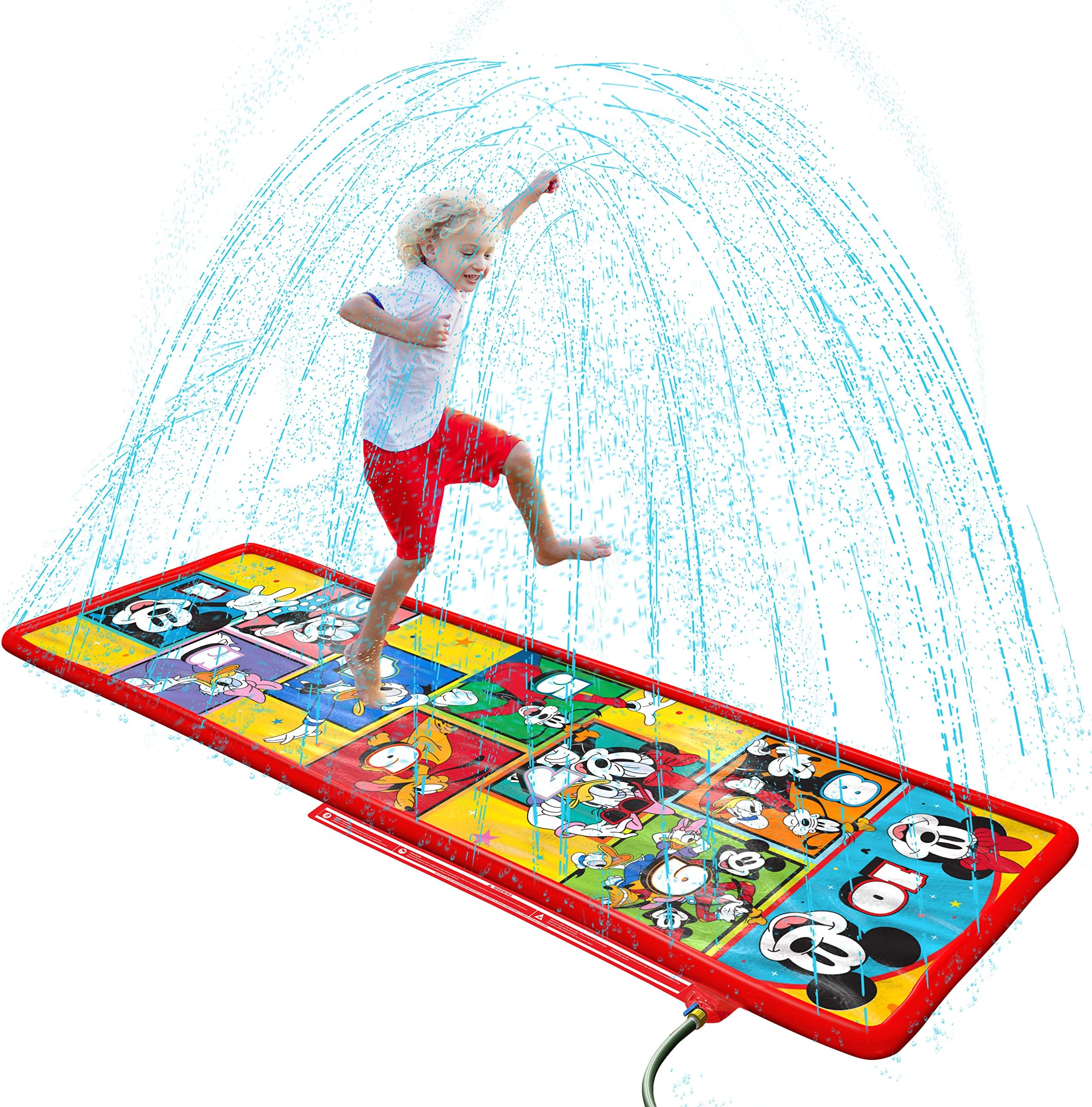 Amazon.com: 3-in-1 Inflatable Splash Play Mat Summer Outdoor Sprinkler ...