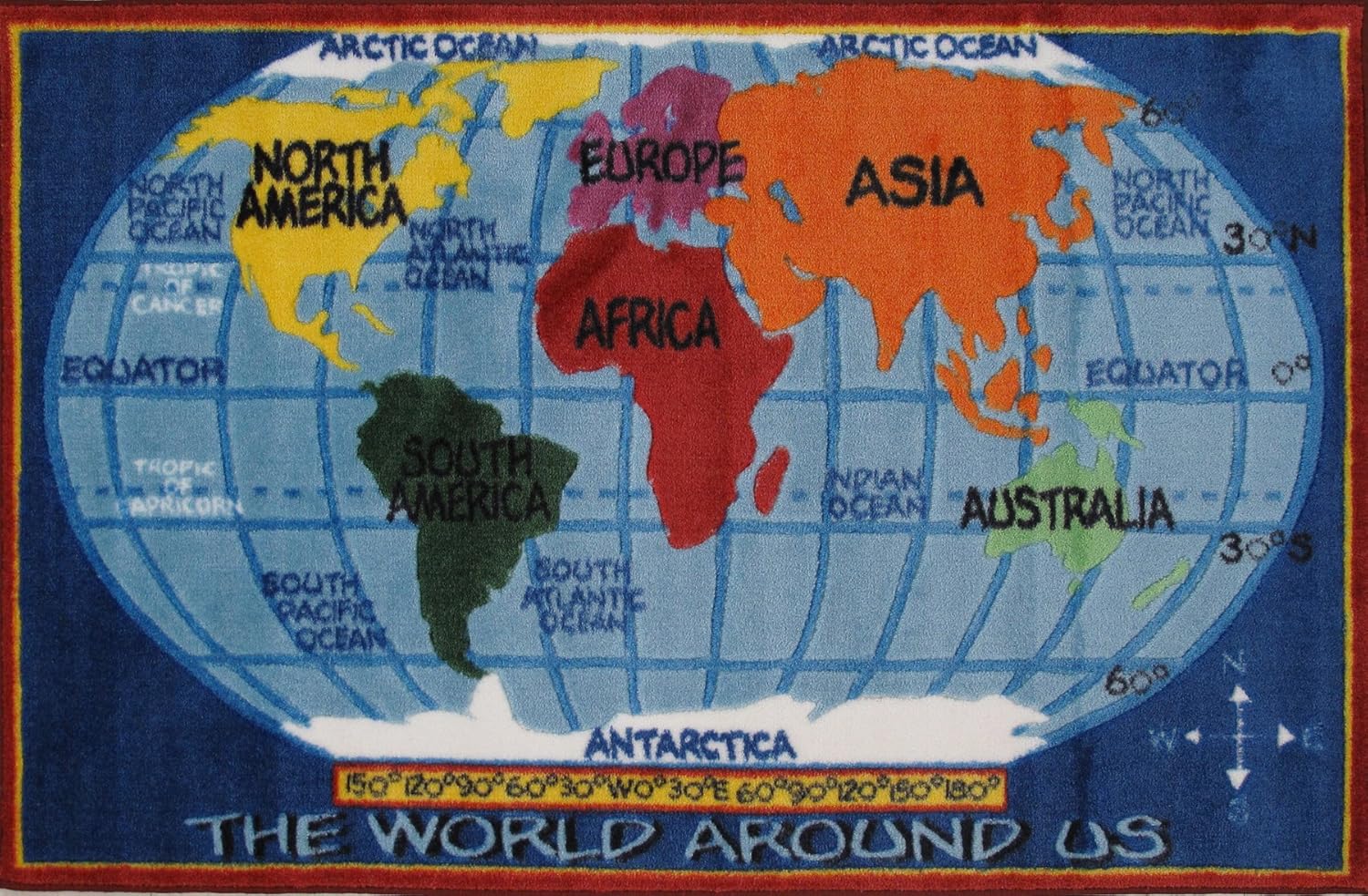 Amazon Fun Rugs Kids World Map Area Rug 5 Foot 3 Inch By 7 Foot 6 amazon-fun-rugs-kids-world-map-area-rug-5-foot-3-inch-by-7-foot-6