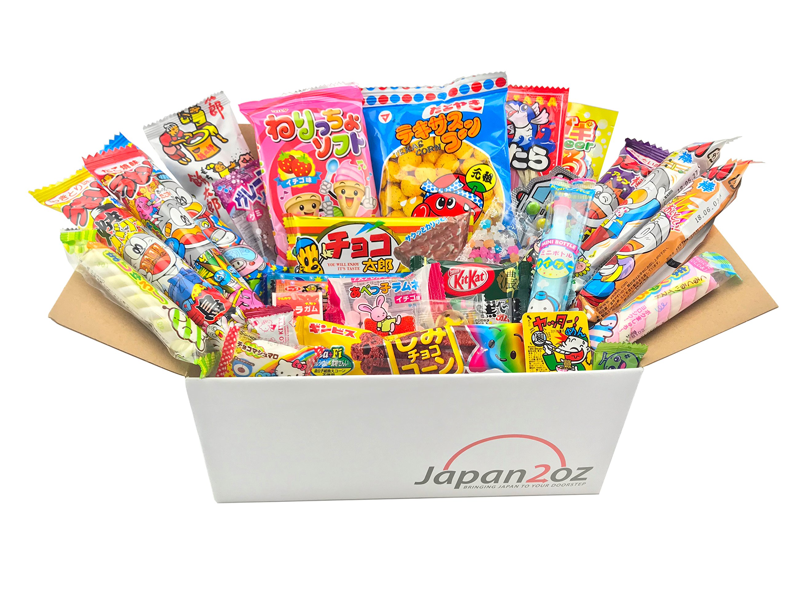 Japanese Snacks & Candy Dagashi with English Pamphlet 30 Pieces Custom ...