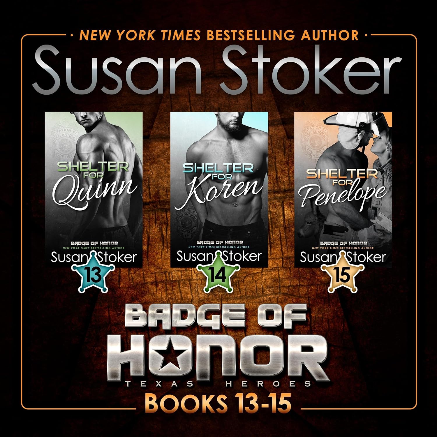 Amazon.com: Badge of Honor: Texas Heroes Box Set 4: Books 13-15 ...