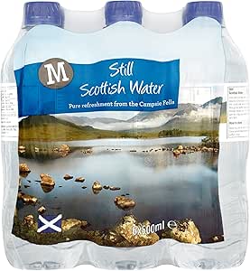 Morrisons Still Scottish Water, 3L (6 x 500ml) : Amazon.co.uk: Grocery