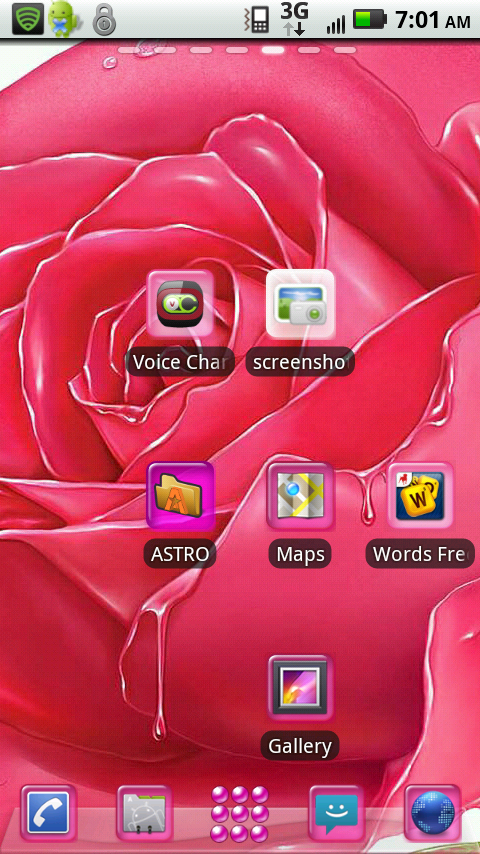 Pink Rose Theme:Amazon.com:Appstore for Android