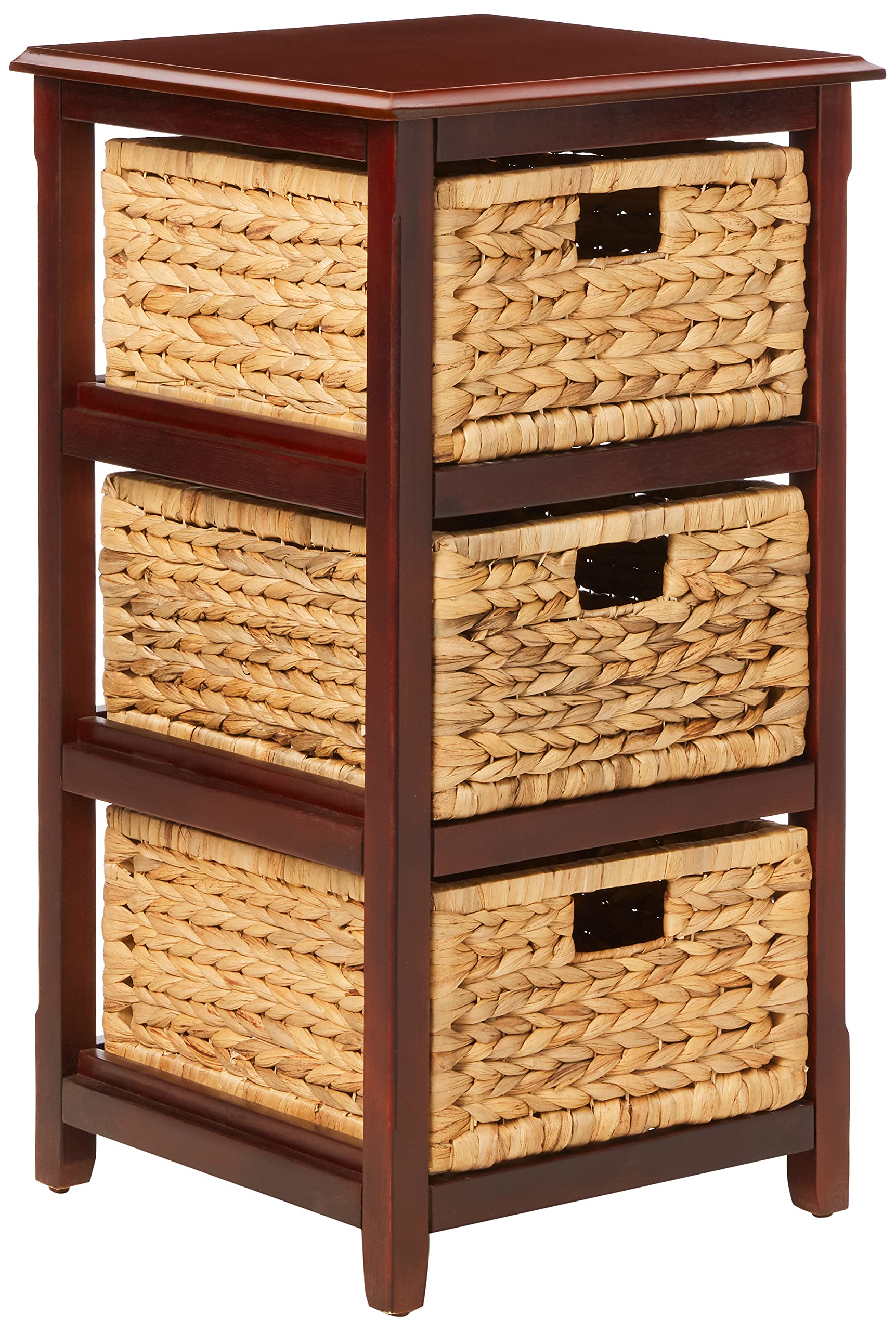 OSP Designs SBK4513A-ES Seabrook 3-Tier Storage Unit with Natural ...