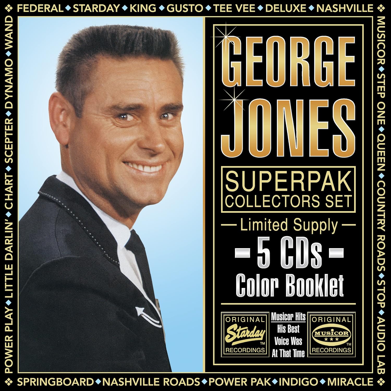 George Jones - George Jones: Superpak Collector's Set - 5 CD Set ...