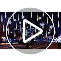 Number-one Meteor Shower Lights, LED Falling Rain Lights 50cm 10 Tube ...