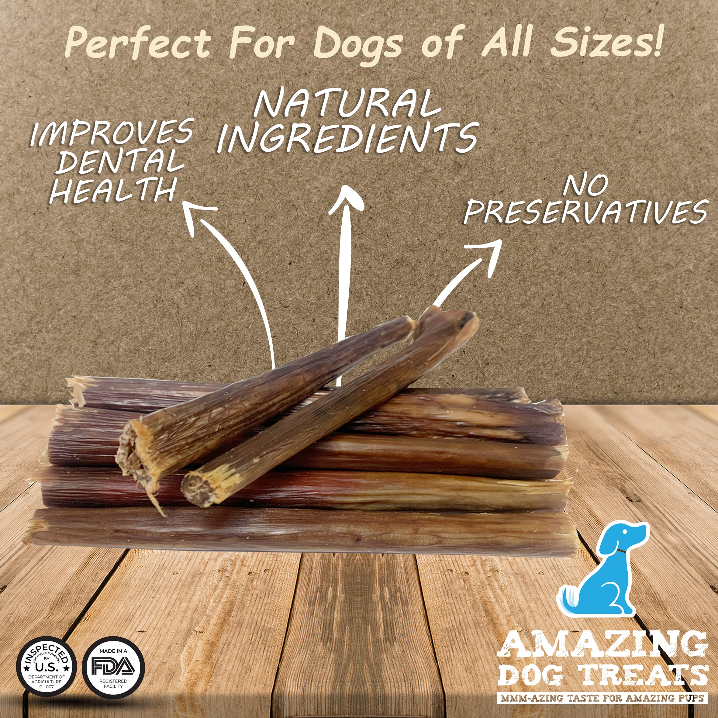 Buy Beef Gullet Sticks 6 Inch - Gullet Jerky Chews for Dogs - Gullet ...