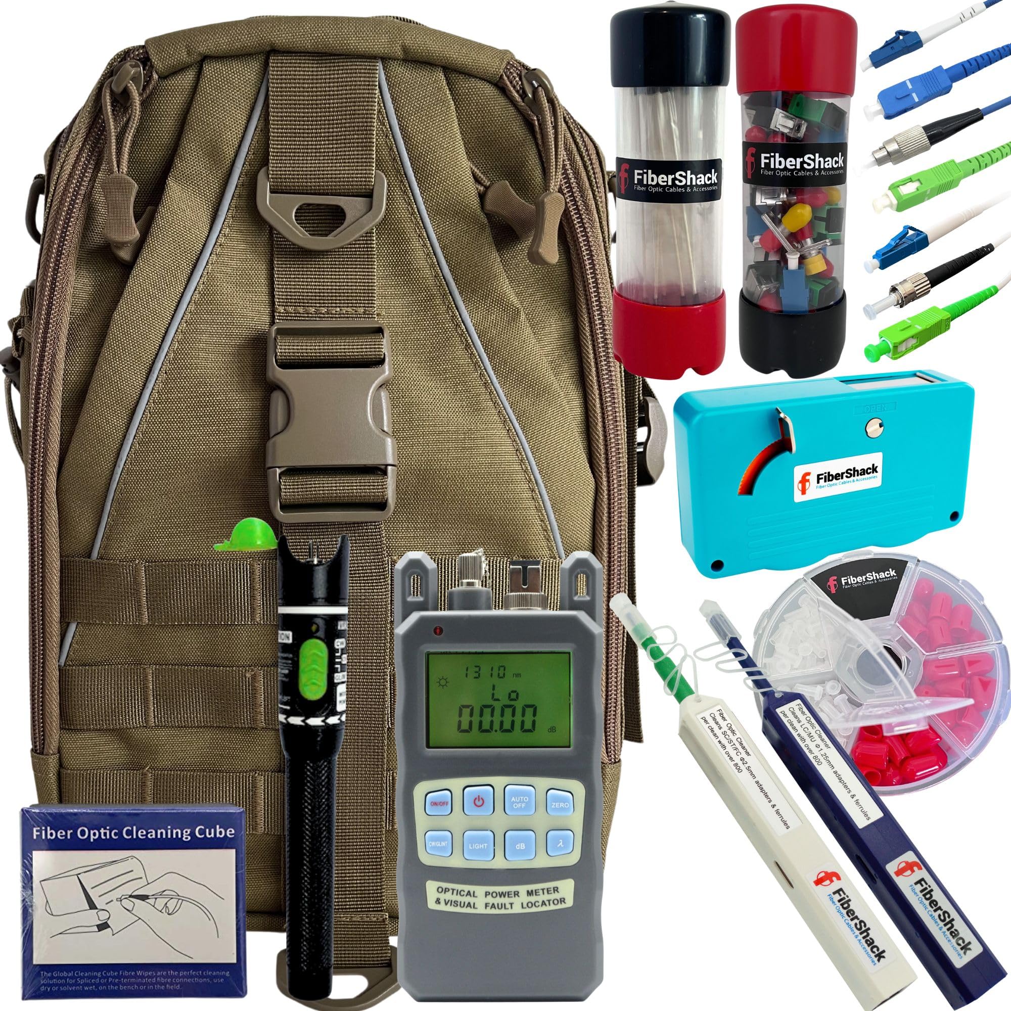 Snapklik.com : FiberShack - Fiber Optic Cleaning Kit & Fiber Tester Kit ...