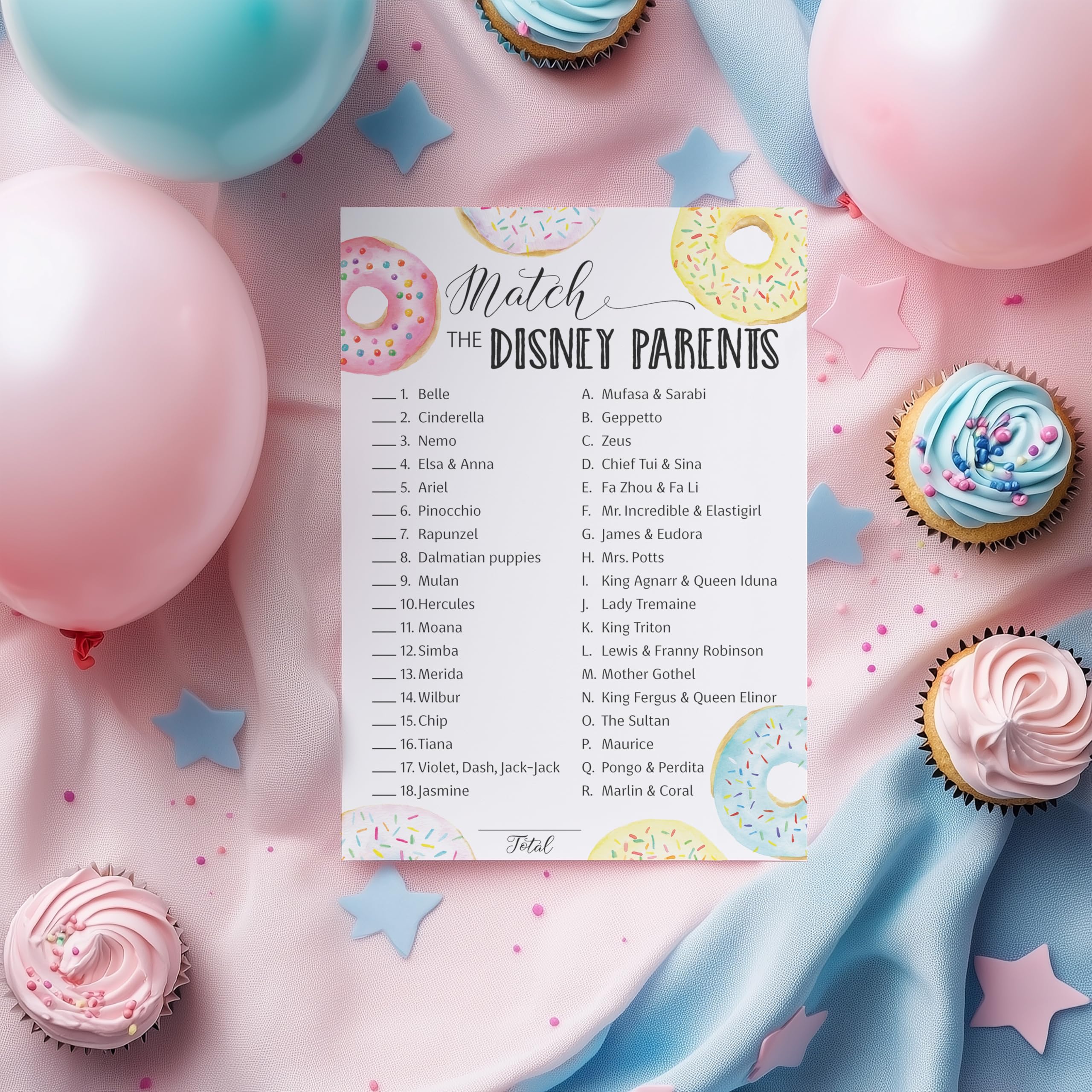 Disney Princess Baby Shower Games