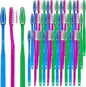 Amazon.com : Pruvade 144 Pack Disposable Toothbrushes with Toothpaste ...