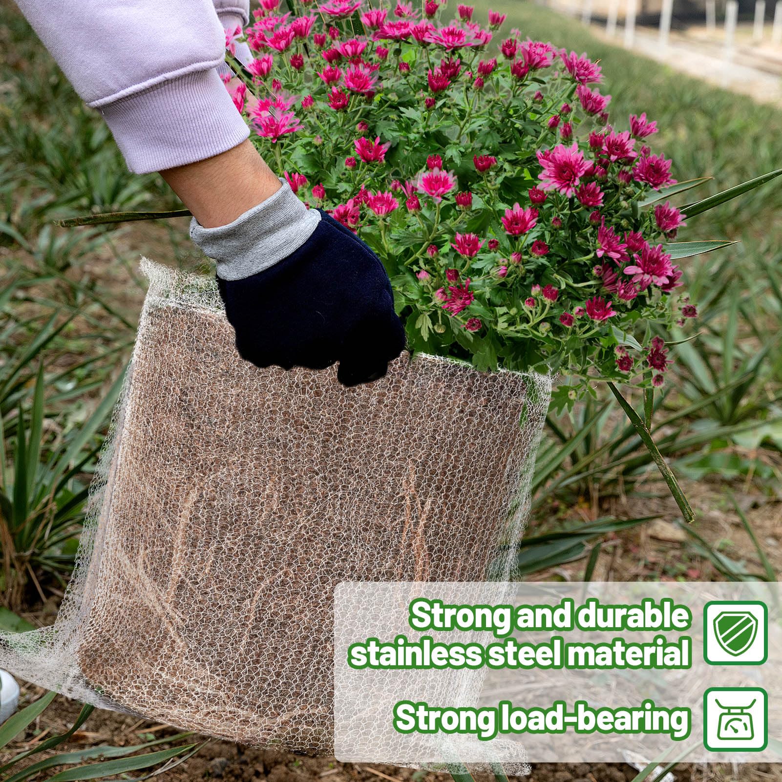 Snapklik.com : Aulock 5 Gallon Plant Root Protector For Gopher Voles Moles
