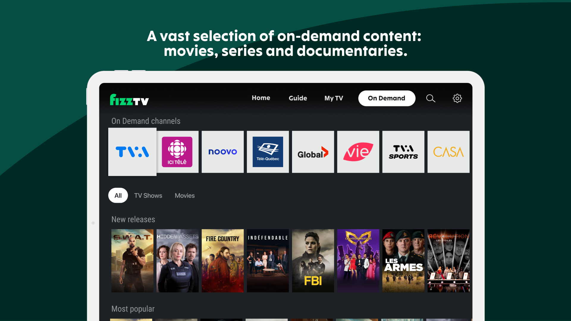 Fizz TV- Application sur l’Appstore Amazon