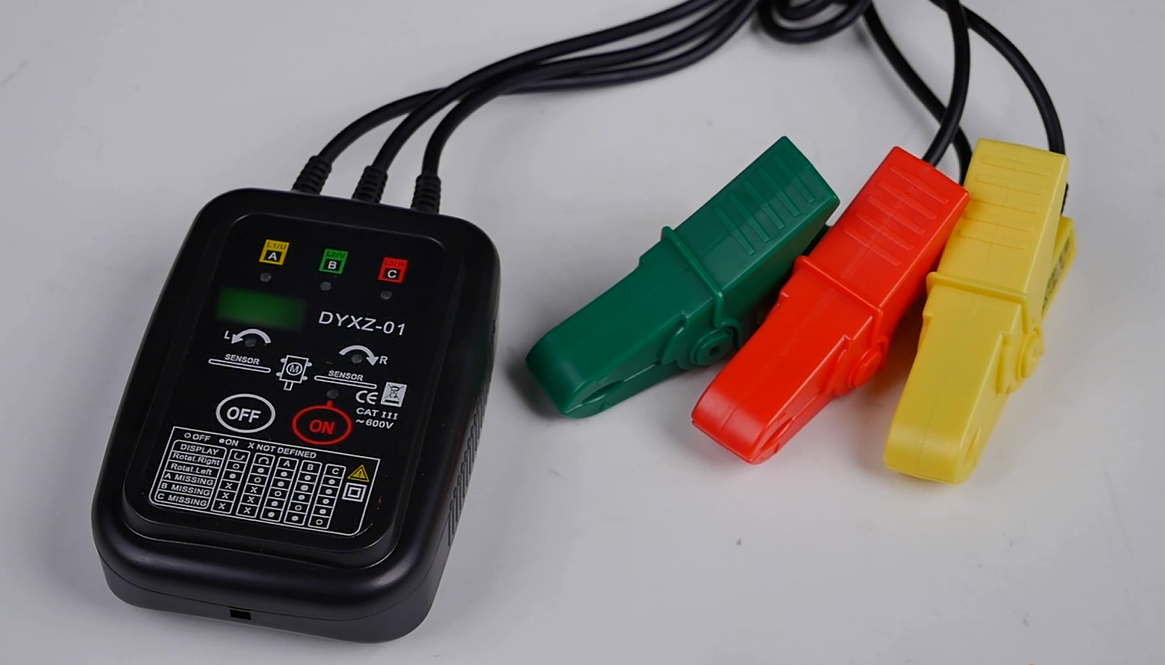 Watch Non-contact Phase Rotation Meter AC 70~600V 3 Phase Meter on ...