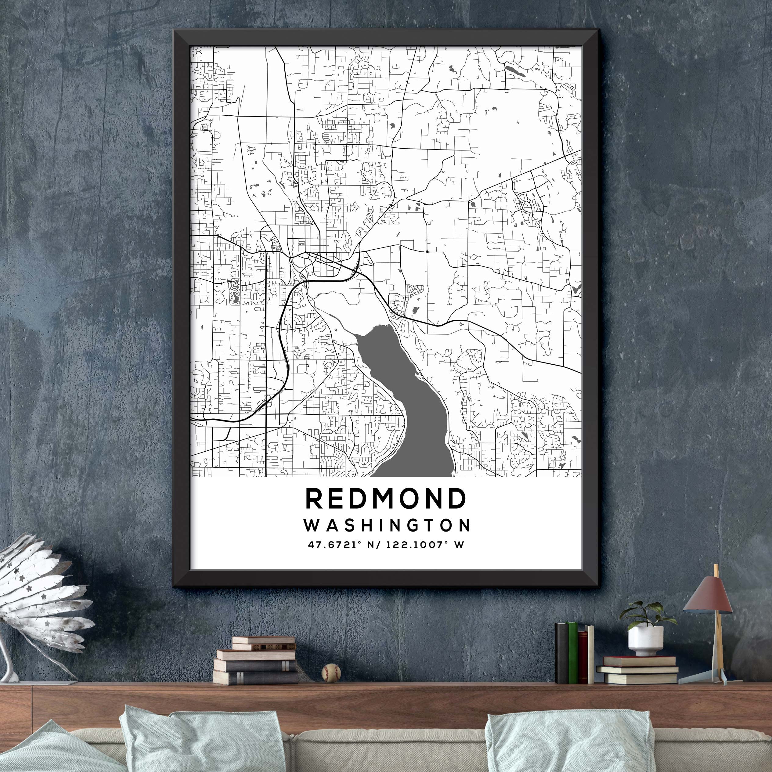 Redmond Washington Area Map