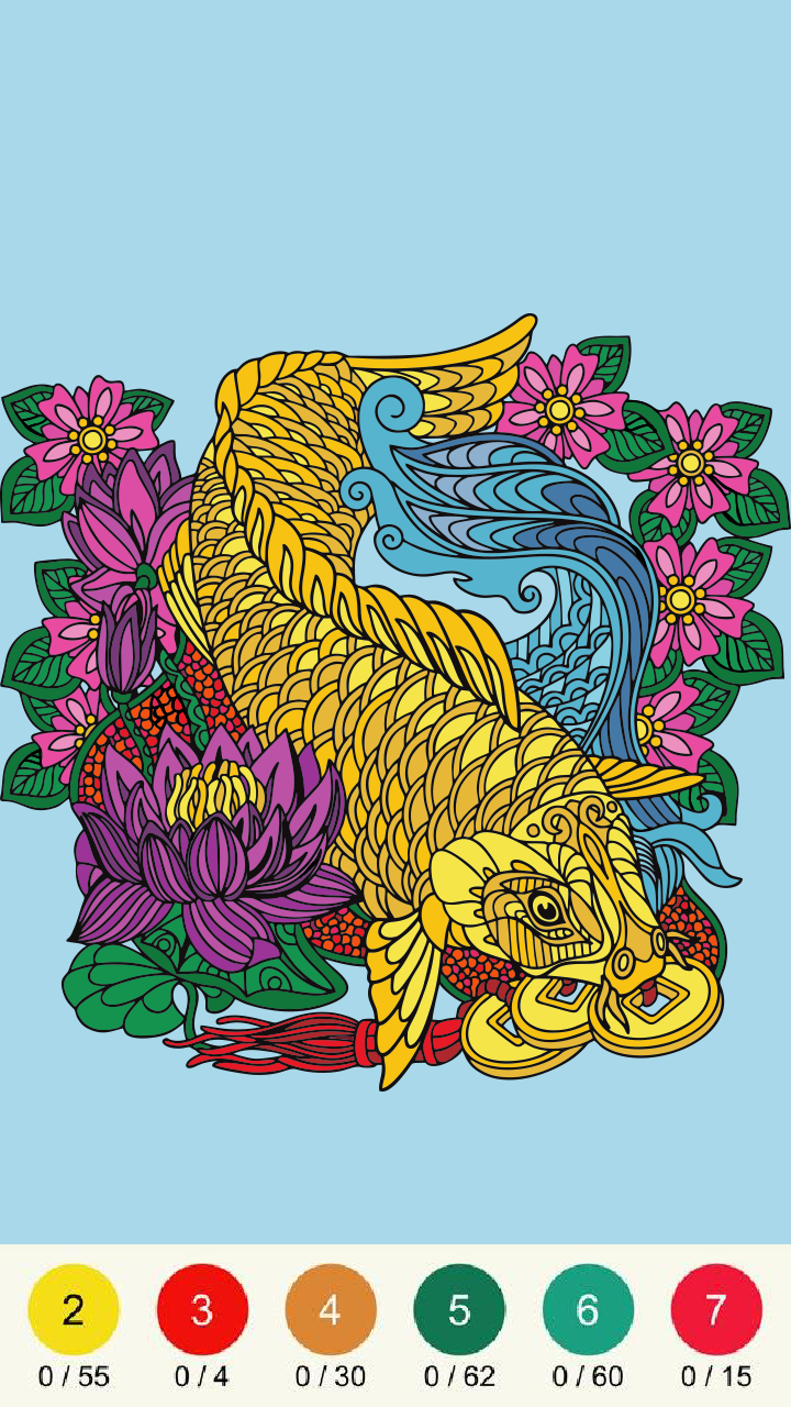 Paint by Number - Free Color by Number for Adults - App on Amazon Appstore