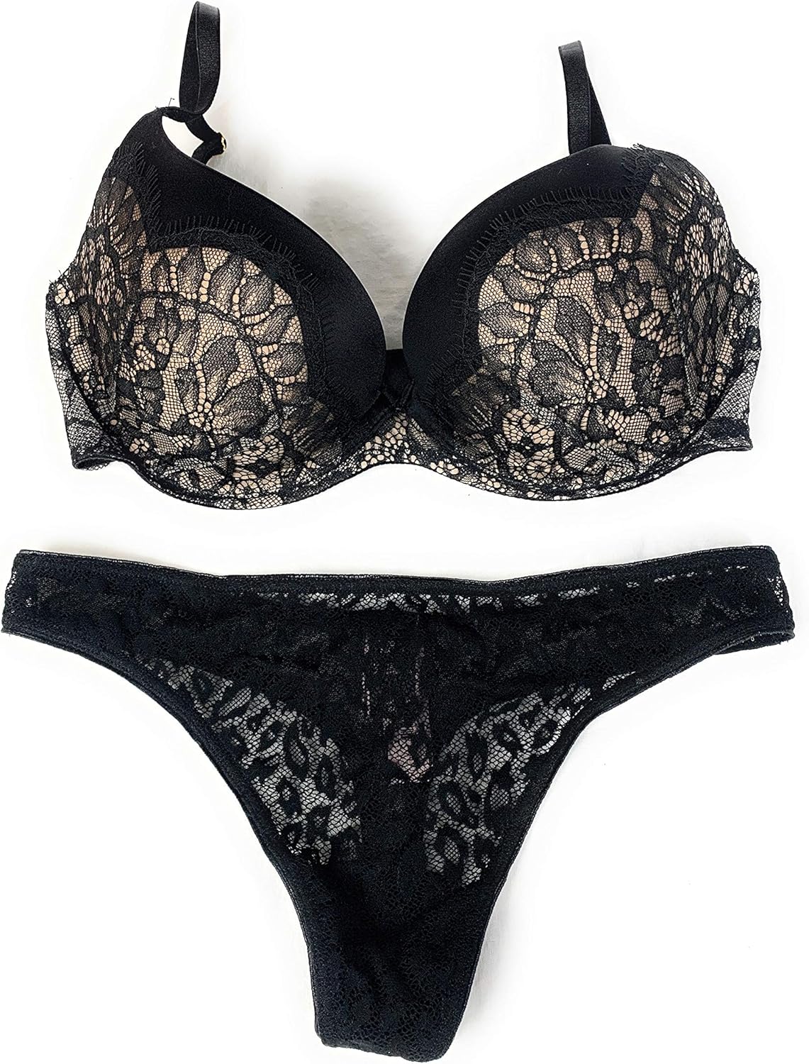 Amazon.com: 32D Small Bra sets Bundle of 2: 1 32D Very Sexy Lightly ...