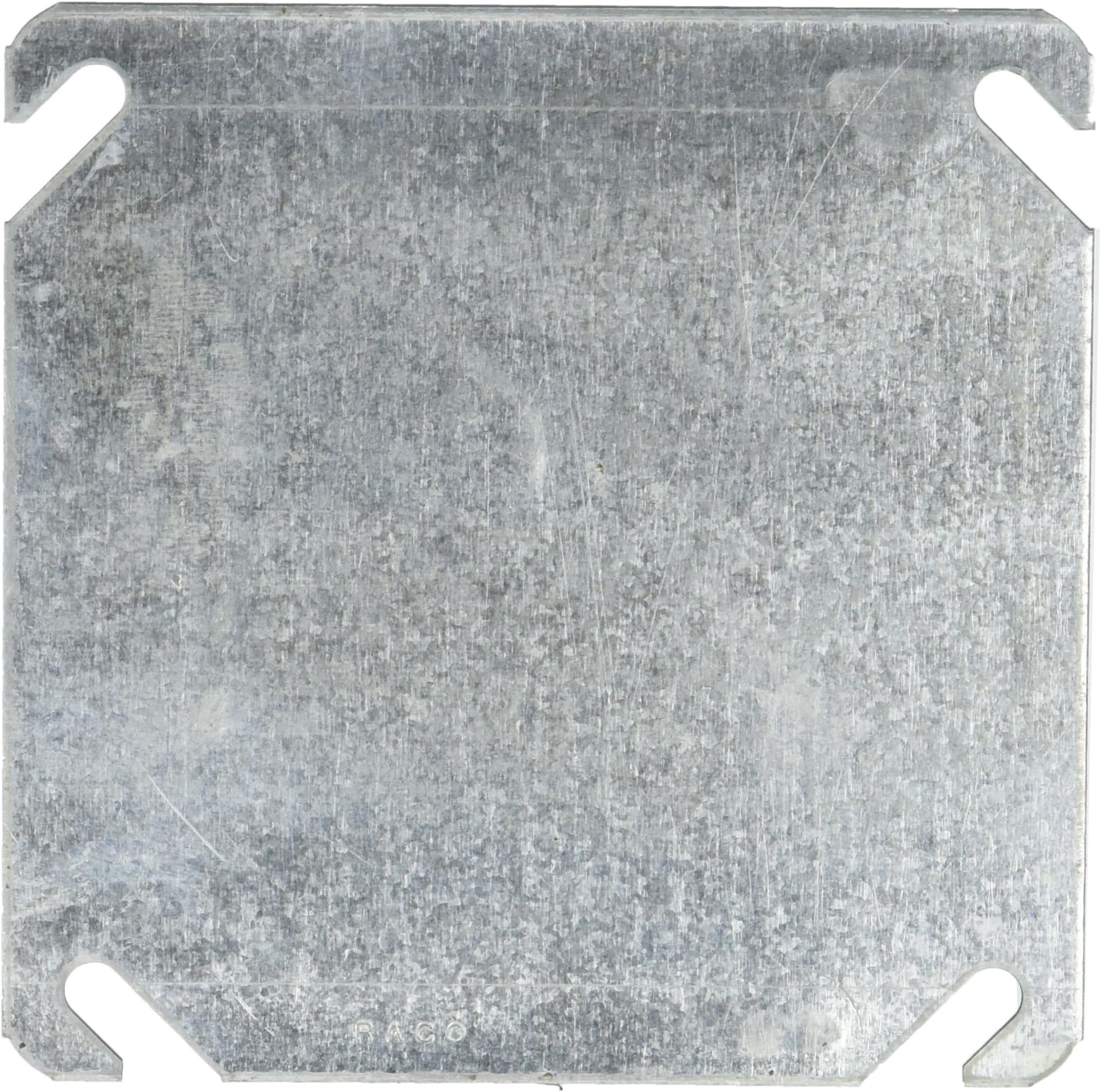 Raco Hubbell-Raco 8752-5 Flat Blank Square Cover, 4-Inch - Electrical ...