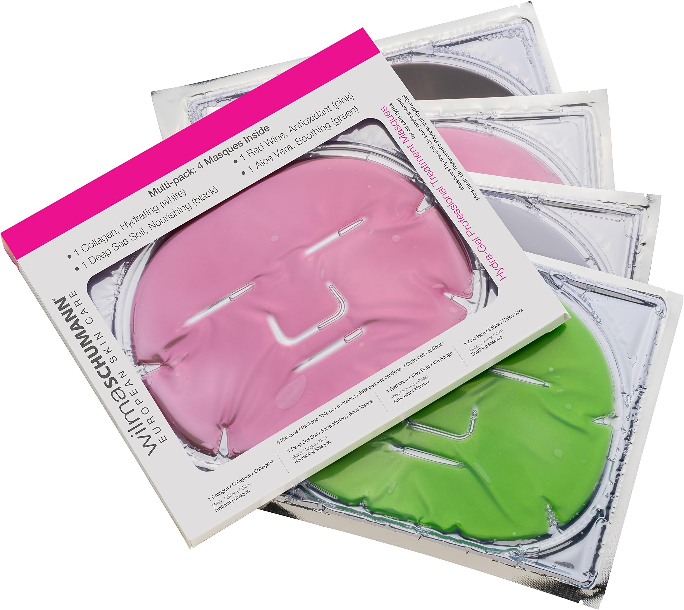 Amazon.com : Dermaroller, Silk Face Masks Intensive Hyaluronic Acid ...