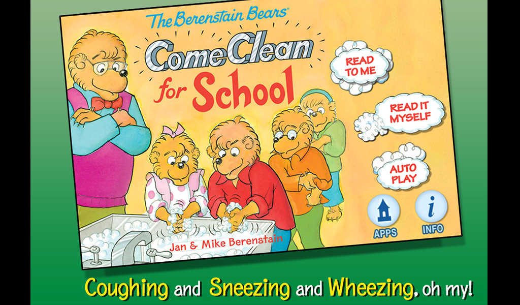 The Berenstain Bears Come Clean for School - App on Amazon Appstore