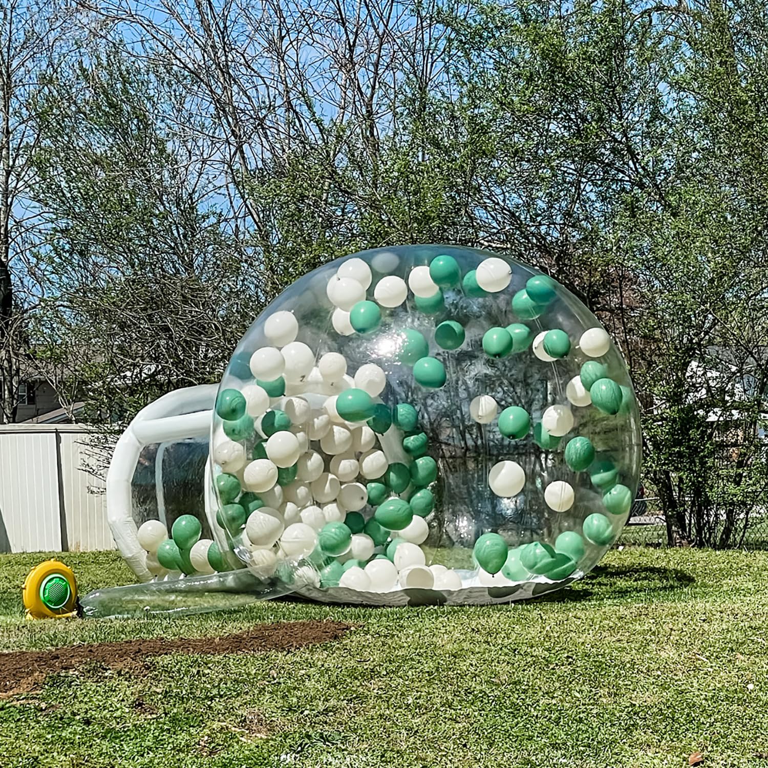 Amazon.com: Blatesic Inflatable Transparent Bubble Tent, Clear Dome ...