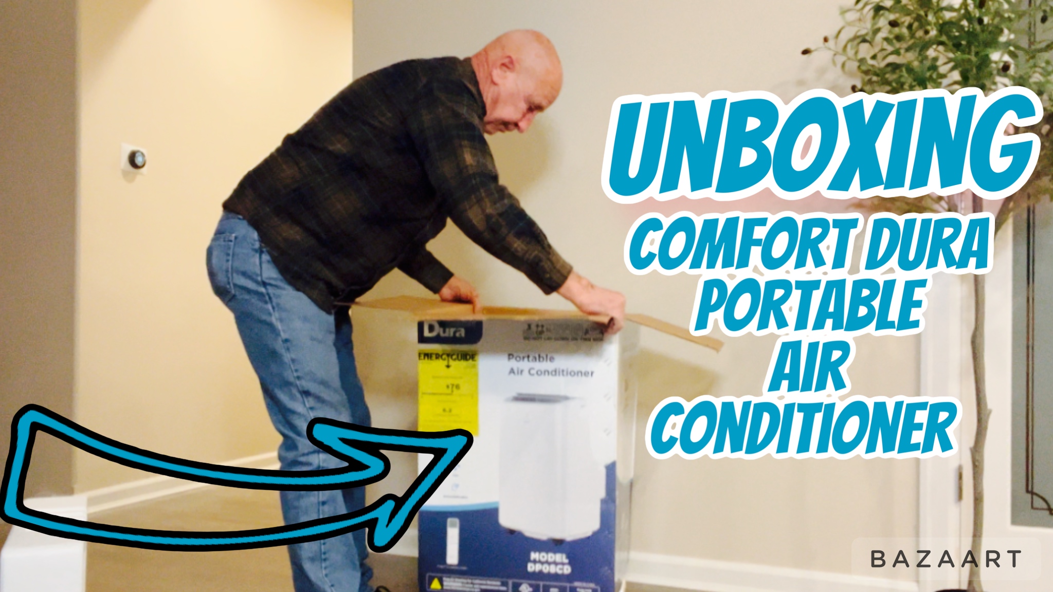 Watch Unboxing Comfort Dura portable air conditioner on Amazon Live