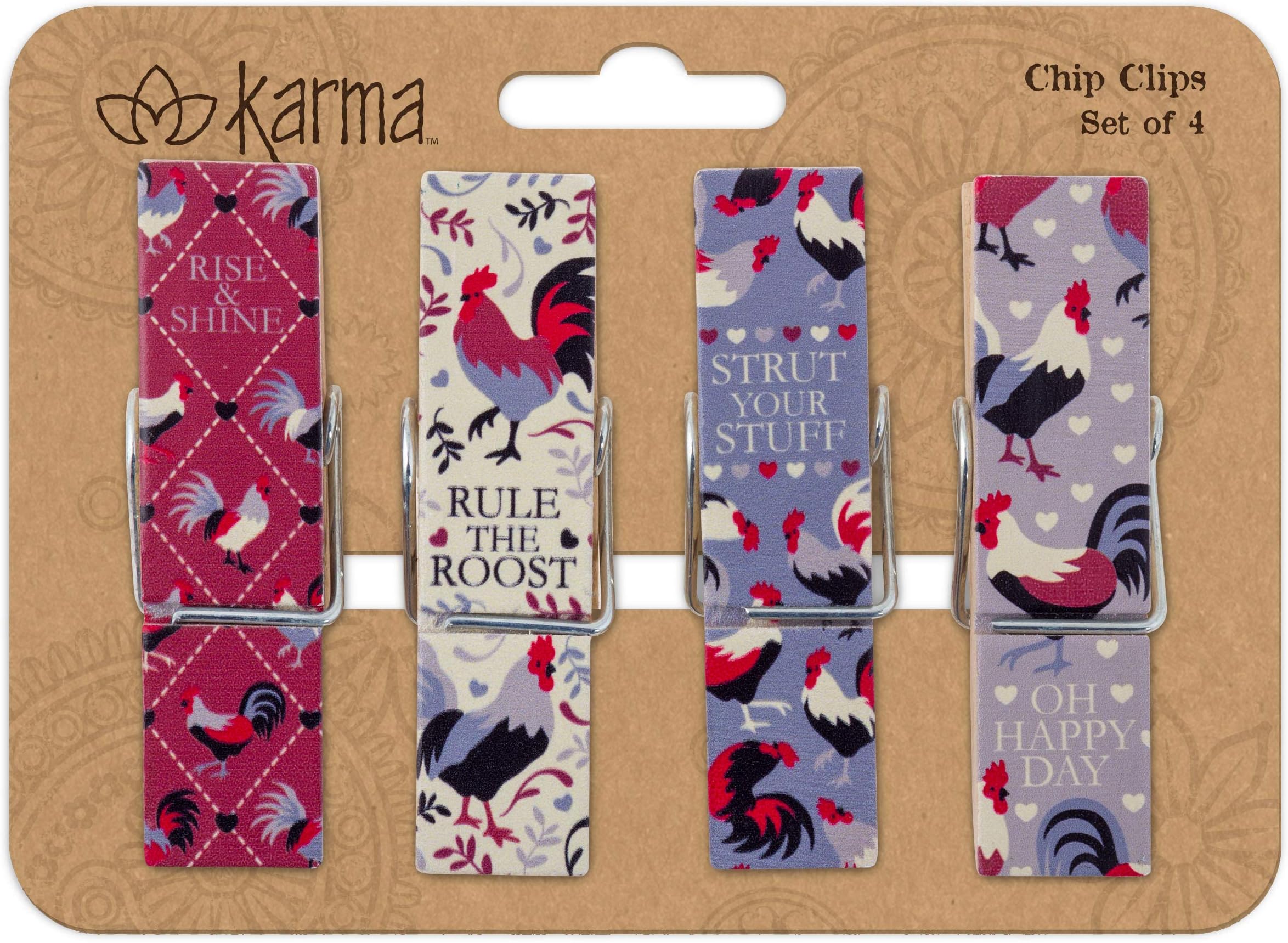 Amazon.com: Karma Chip Clips - Bag Clips - Potato Chip Bag Clips ...