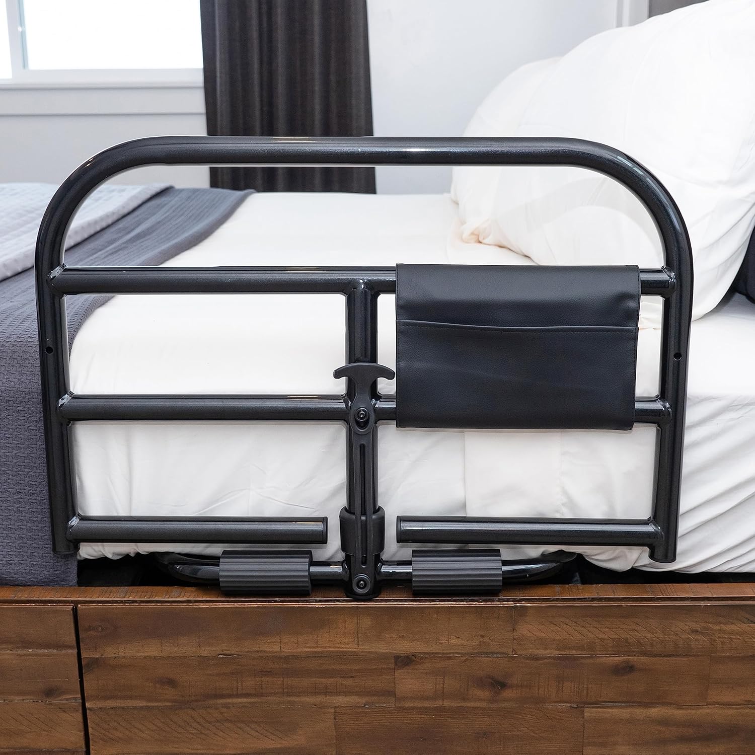 Stander Prime Bed Rail, Bariatric Bed Rail for Elderly Adults, Bed ...