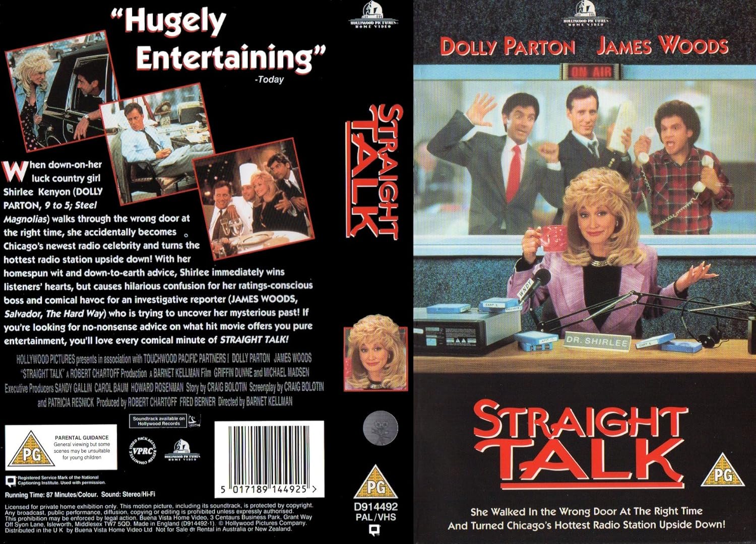 Amazon.com: Straight Talk [VHS] [1992] [VHS Tape] : Movies & TV