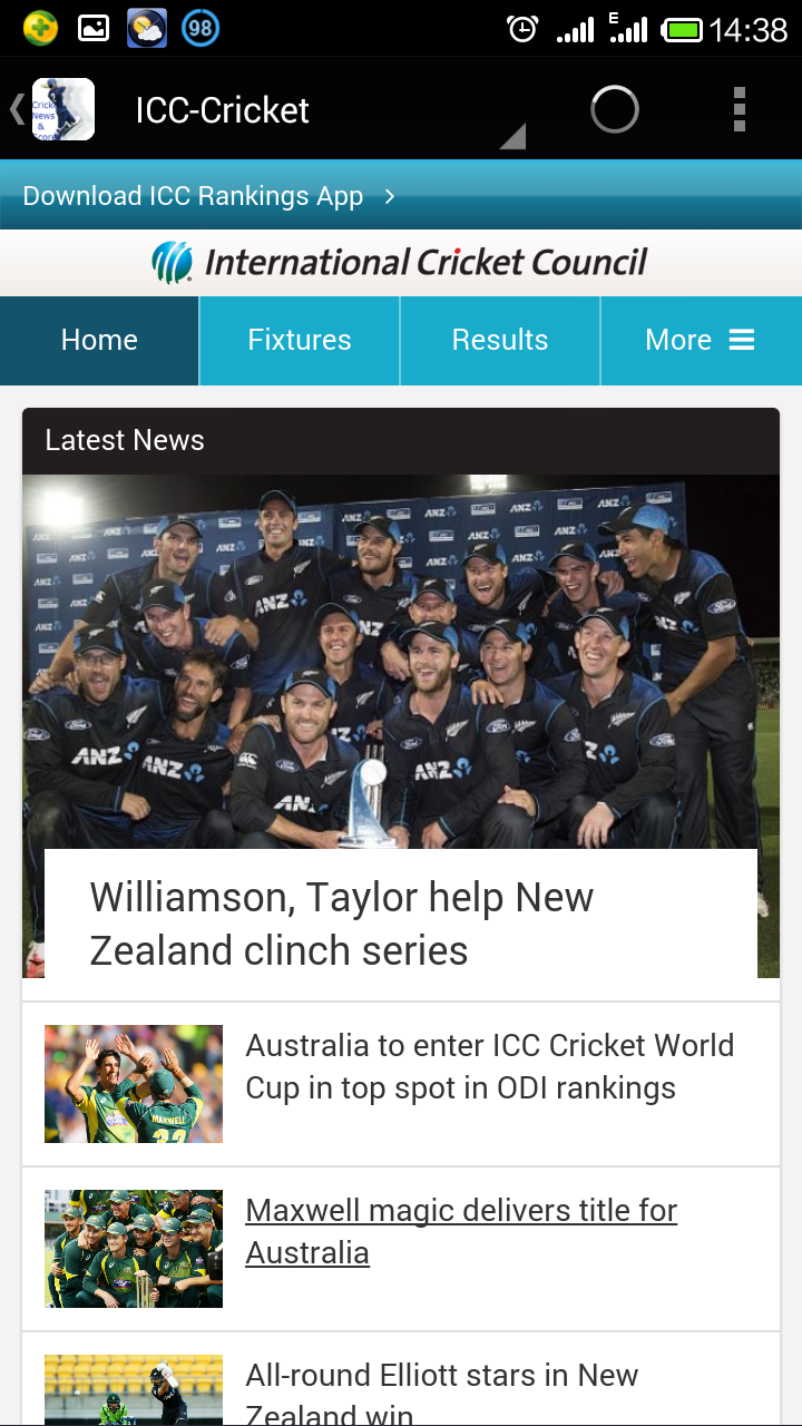CRICKET NEWS & SCORES - App on Amazon Appstore