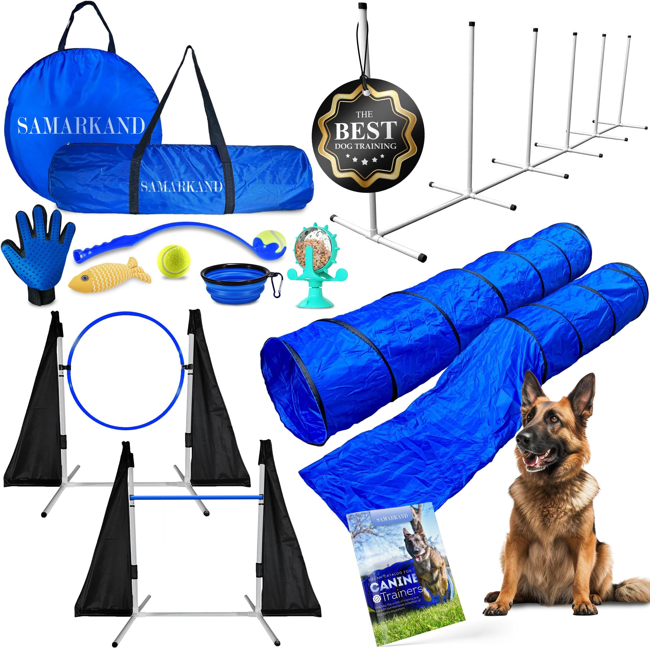 Amazon.com : MIGHTY EQUIPPED Dog Agility Equipment - Portable Dog ...