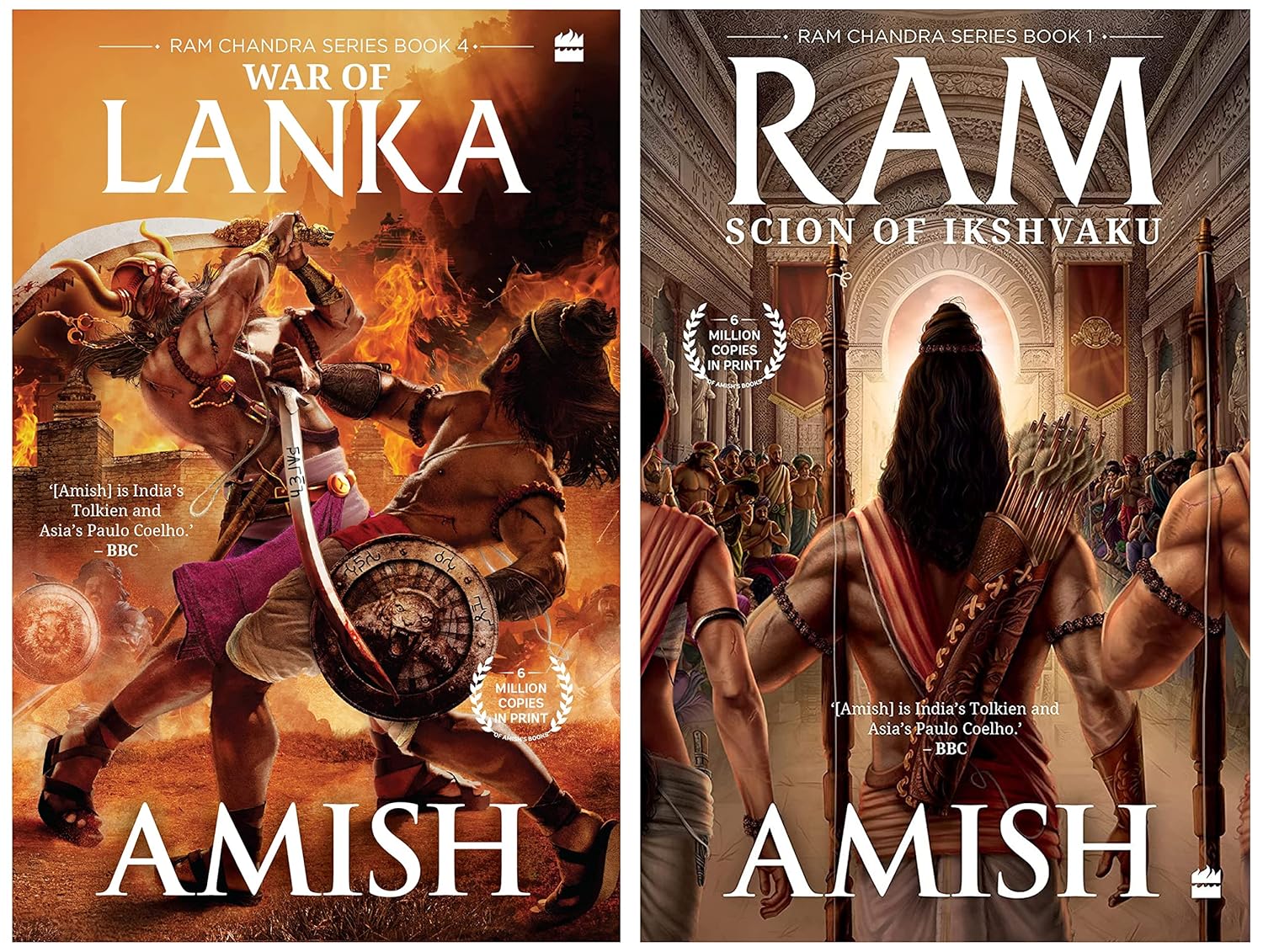 War of Lanka (Ram Chandra Series Book 4) & Ram - Scion of Ikshvaku (Ram ...