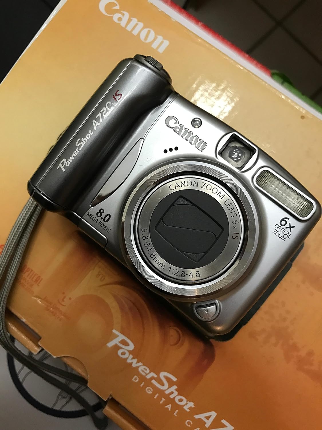 Amazon.com : Canon PowerShot A720 IS 8MP Digital Camera with 6x Optical ...