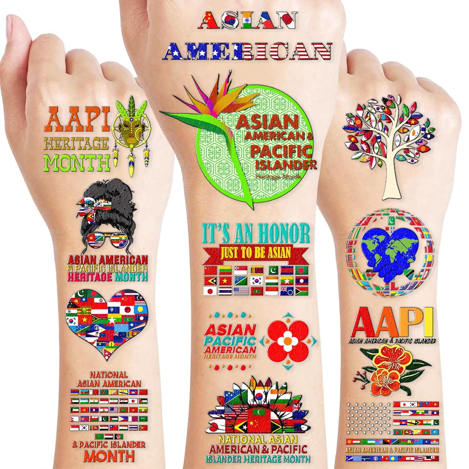 Amazon.com : 100 PCS AAPI Heritage Month Birthday Party Decorations ...