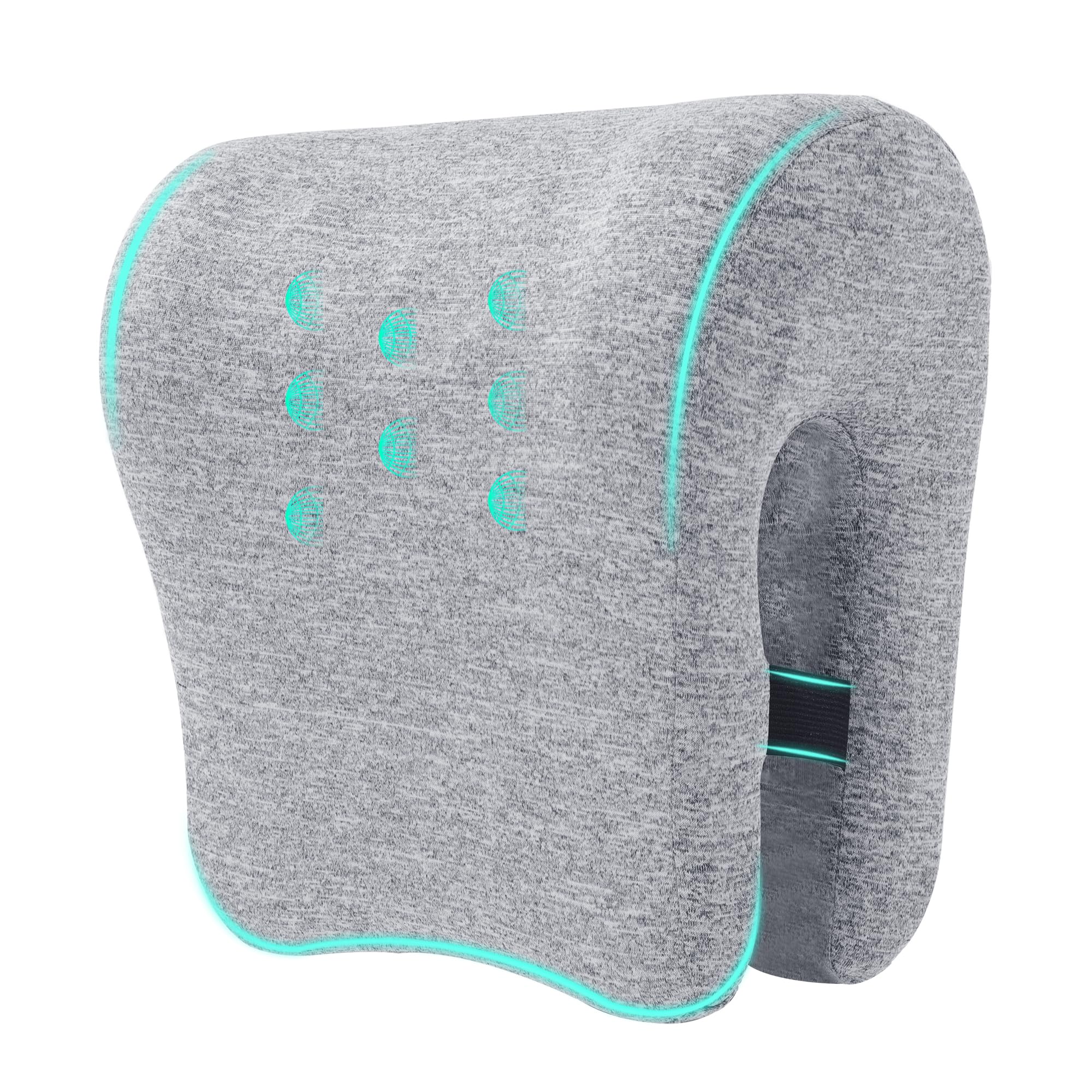 Amazon.com: HOMBYS Memory Foam Neck Support for Office Chair ...