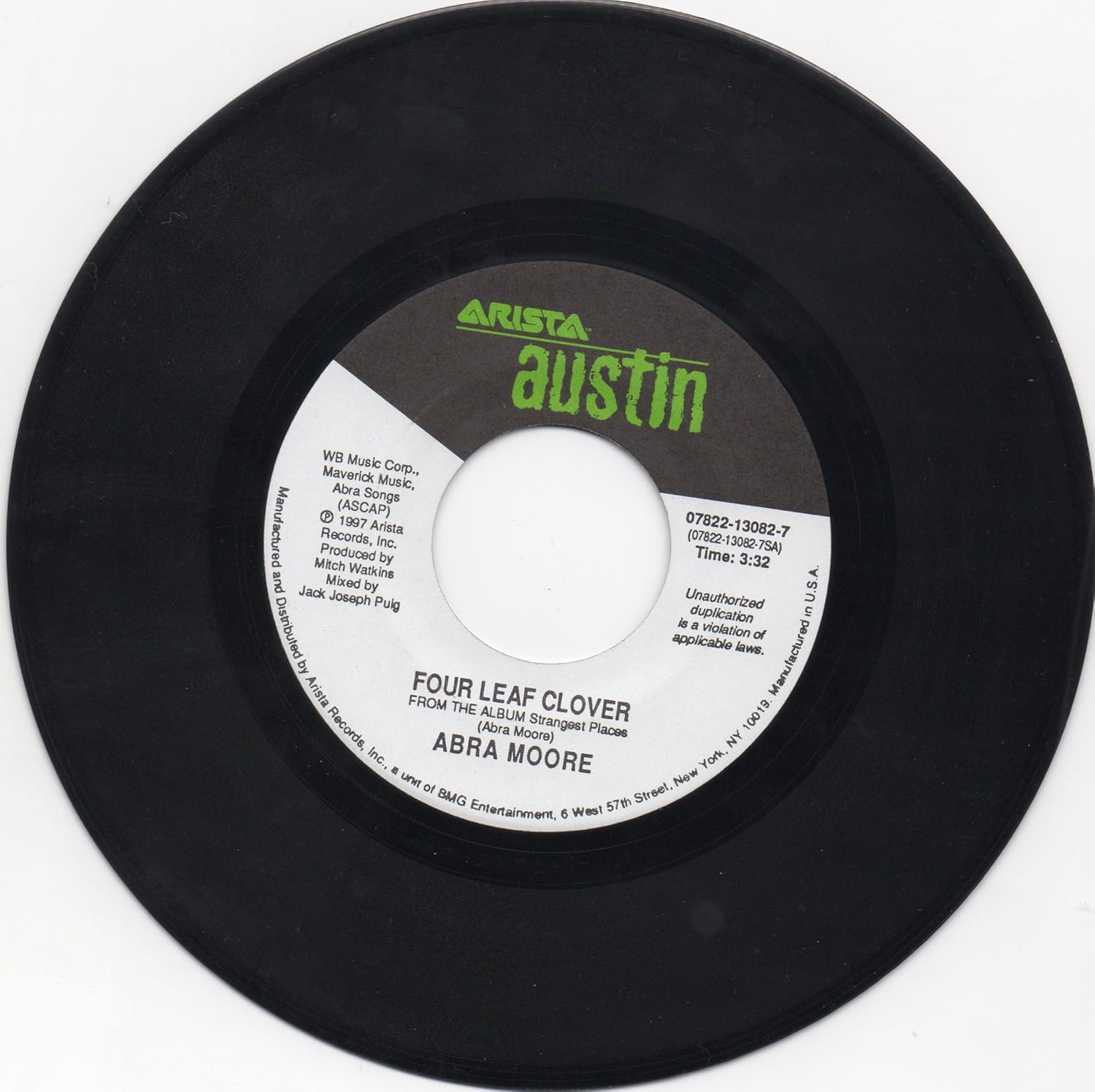 Abra Moore - Four Leaf Clover (7 Inch Vinyl 45) - Amazon.com Music