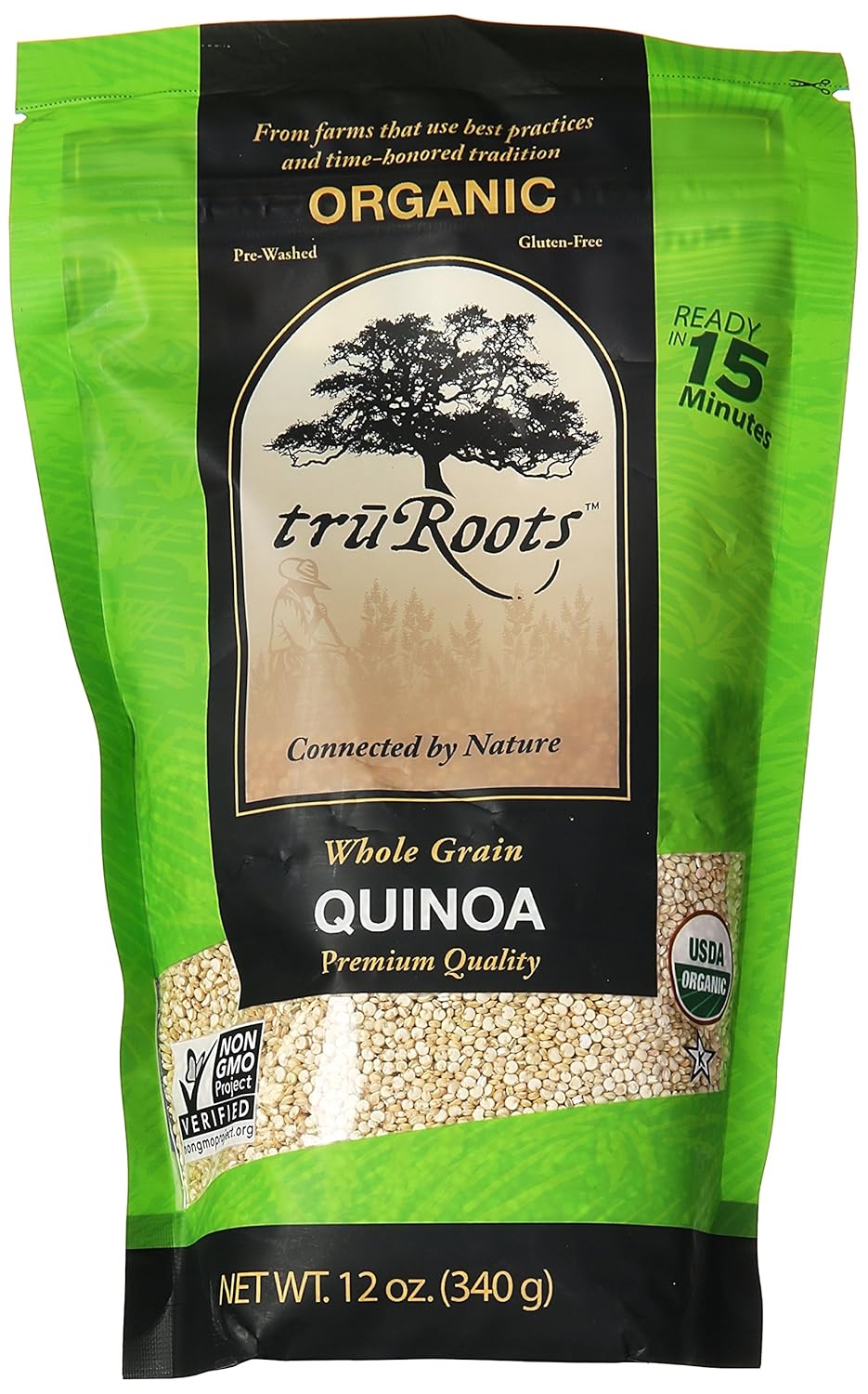 Amazon.com : TRUROOTS Organic Quinoa, 12 oz : Grocery & Gourmet Food