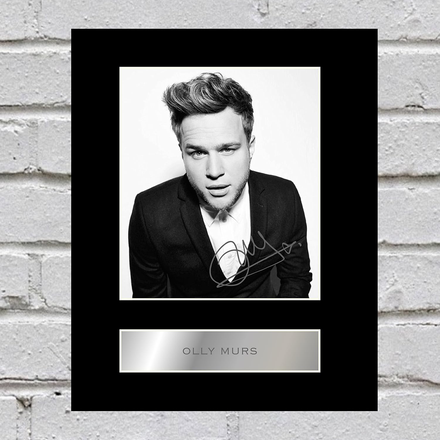 Iconic pics Olly Murs Digitally Signed Mounted Photo Display #3 ...