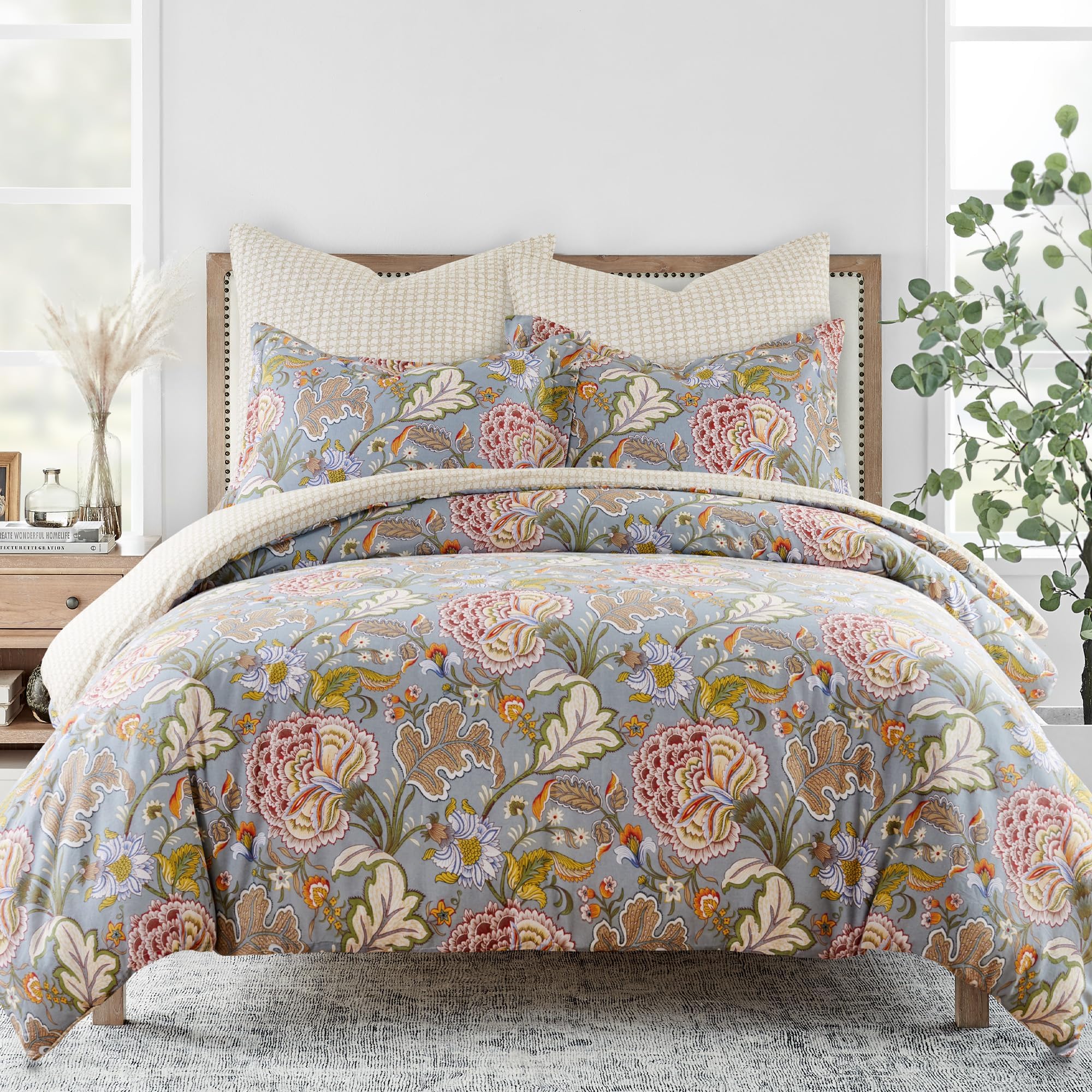 Amazon.com: Levtex Home - Angelica Comforter Set - King Comforter + Two ...