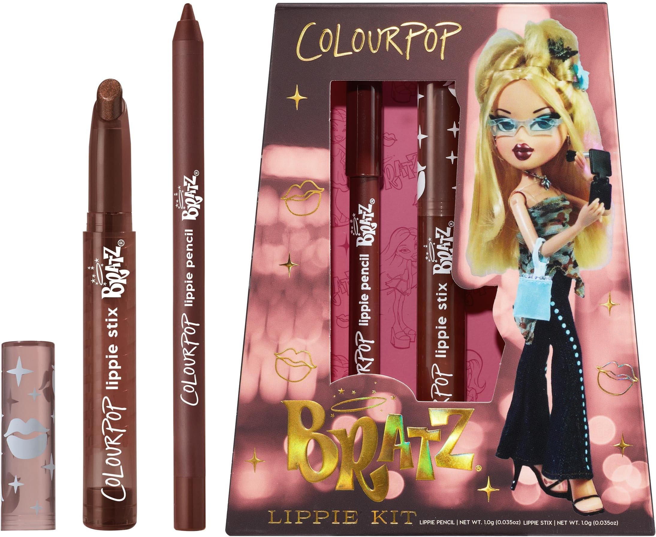 Amazon.com : ColourPop x Bratz Lippie Kit - Cloe : Beauty & Personal Care