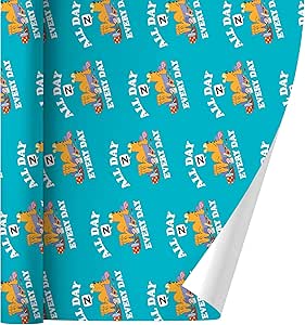 Amazon.com: GRAPHICS & MORE Garfield All Day Every Day Gift Wrap ...
