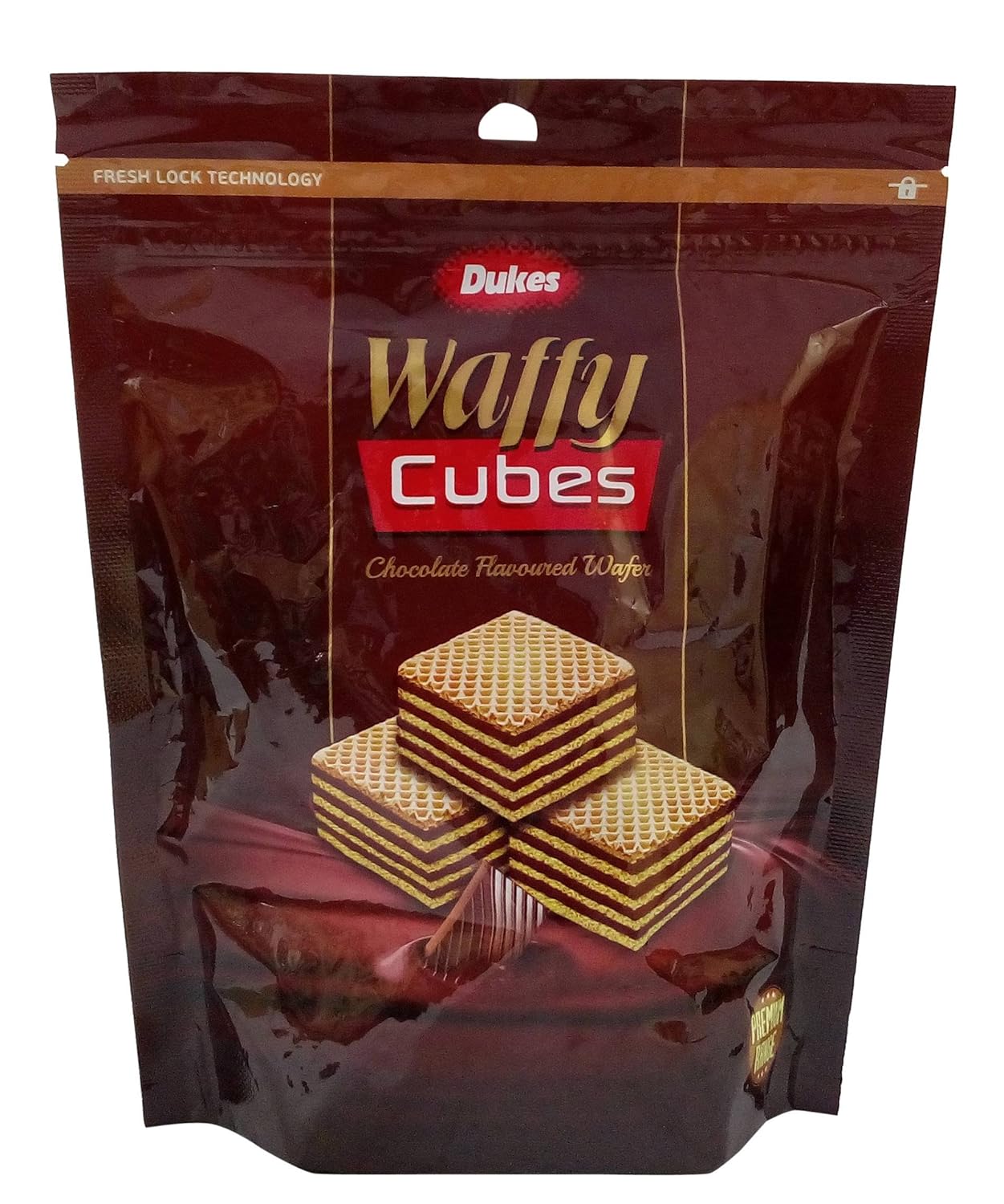 Dukes Waffy Cubes Wafers - Chocolate, 100g Pouch : Amazon.in: Grocery ...
