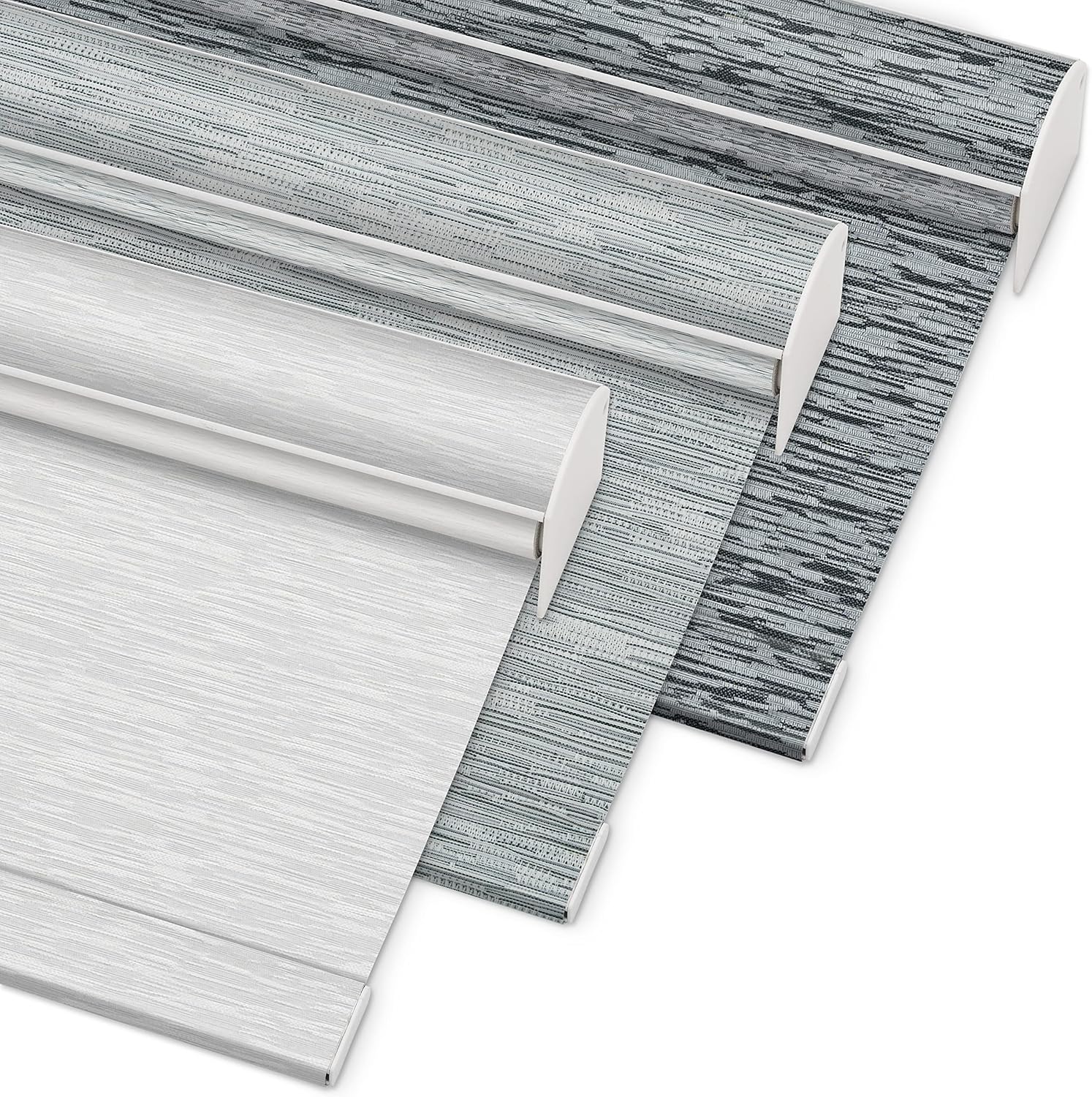 Amazon.com: Boolegon Cordless Light Filtering Roller Shades Striped ...